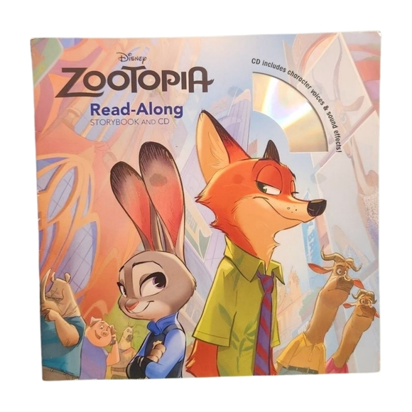 Disney | Other | Disney Zootopia Readalong Storybook And Cd | Poshmark